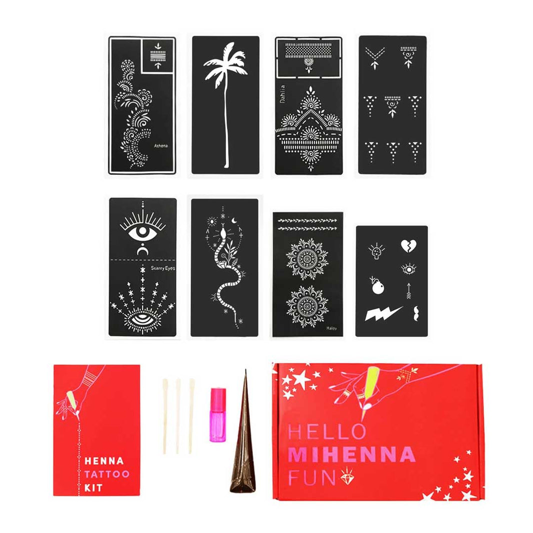 Henna Tattoo Kits Pre-Made For Your Party| Shop Mihenna Today!