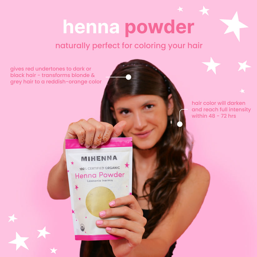 Organic and Safe Henna Powder | Available Now at Mihenna