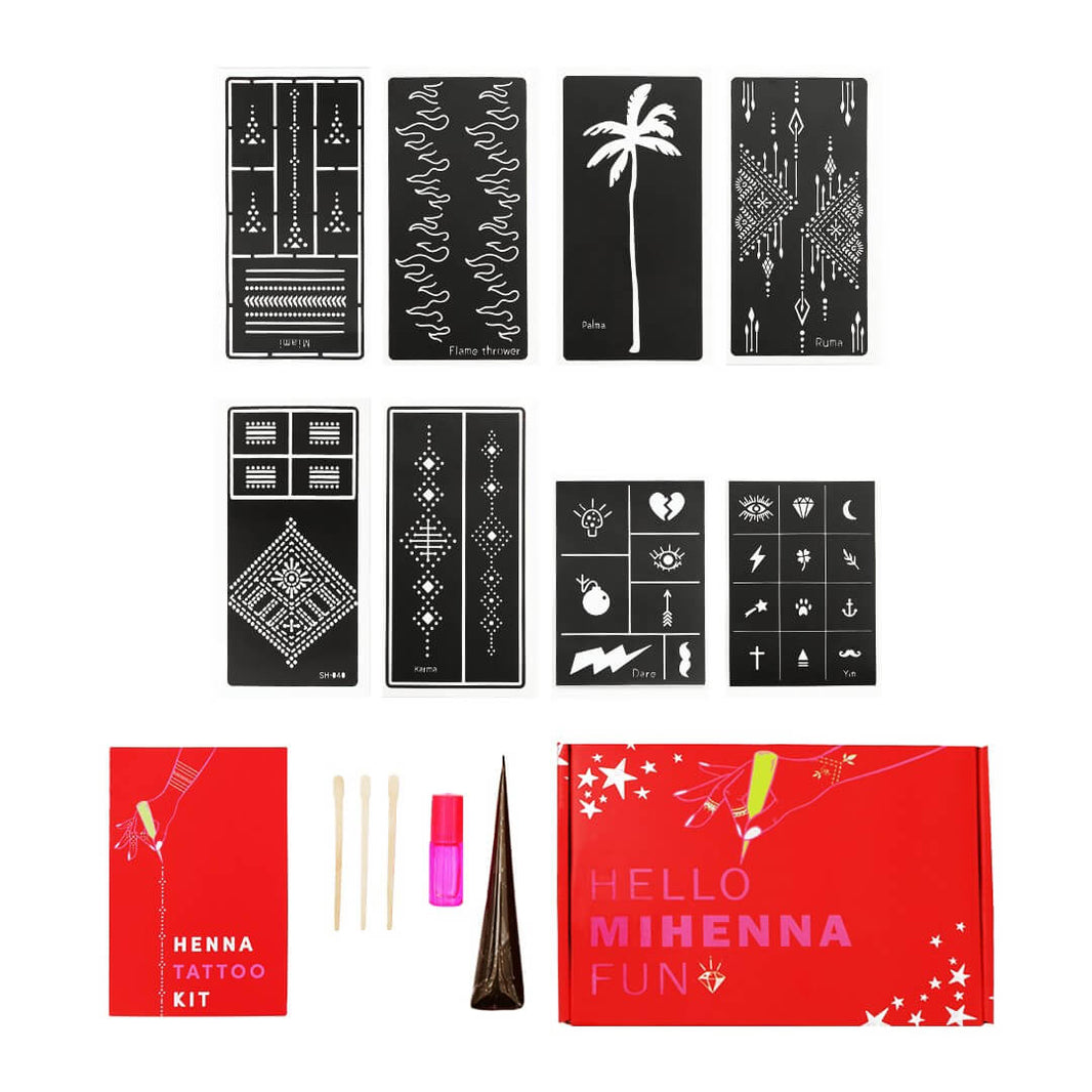 Henna Tattoo Kits Pre-Made For Your Party| Shop Mihenna Today!