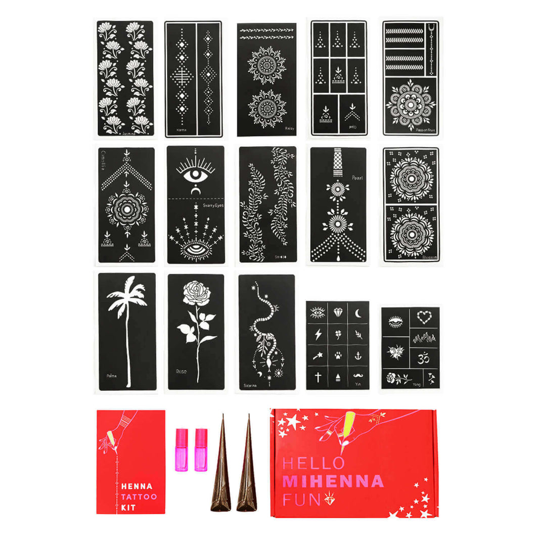 Henna Tattoo Kits Pre-Made For Your Party| Shop Mihenna Today!