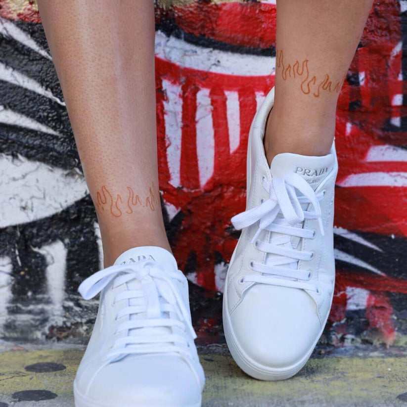 Temporary Tattoo Flames - Shop Henna Tattoos at Mihenna